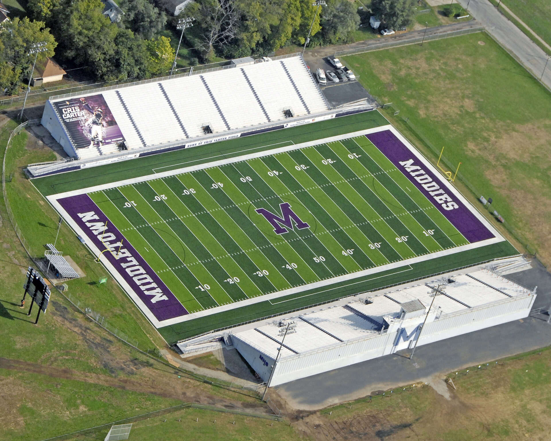 Middletown Barnitz Field Stadium Synthetic Turf - Sportworks Design